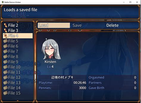 Rpgm Completed War Demon Kirstin V Captain Sikorsky F Zone