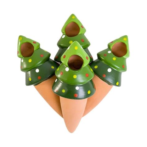 Abnmca Ceramic Christmas Tree Waterer Waterer Lazy Drip Drip Drip Drip