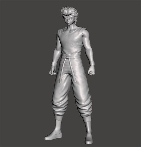 Stl File Yusuke Urameshi 3d Model 🎲・3d Printer Design To Download・cults