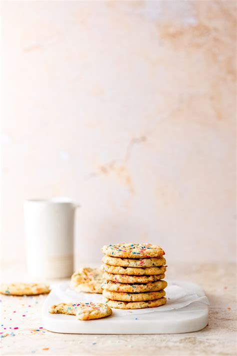 Vegan Funfetti Sprinkle Cookies Baking Ginger