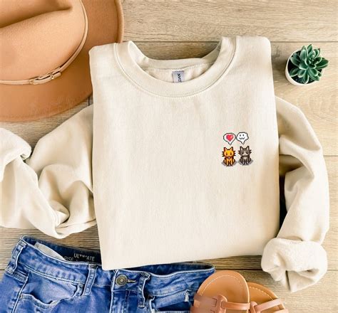Cat Stardew Valley Sweatshirt T For Him And Her Video Game Art