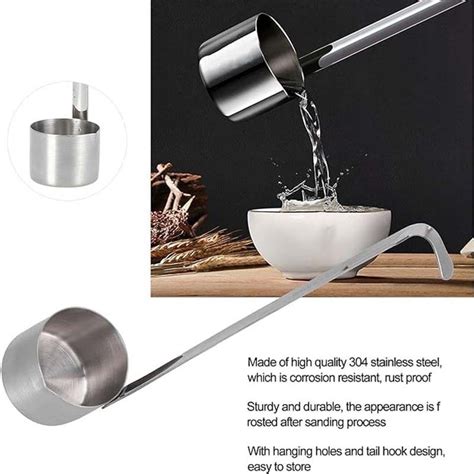 Jual Sendok Saus Stainless Sendok Takar Gagang Panjang Measuring Spoon