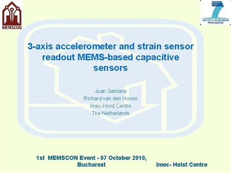 3 axis accelerometer and strain sensor readout memsbased