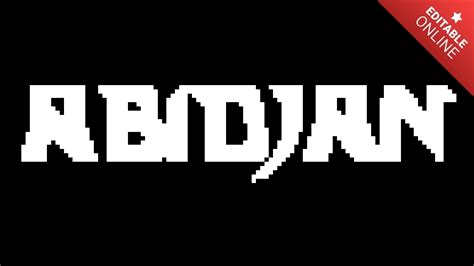 Abidjan Ninjago Font Text Effect Generator
