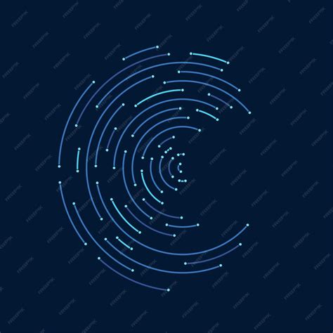 Premium Vector Abstract Network Connection Futuristic Connection Circle