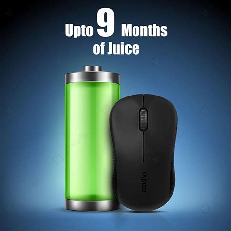 ست موس و کیبورد بی سیم رپو مدل 8000m یوپ شاپ