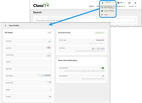 Managing My Details On Classit User Profile Nmfta Help Center