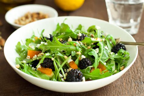 Arugula Blackberry Salad Recipe Food Fanatic