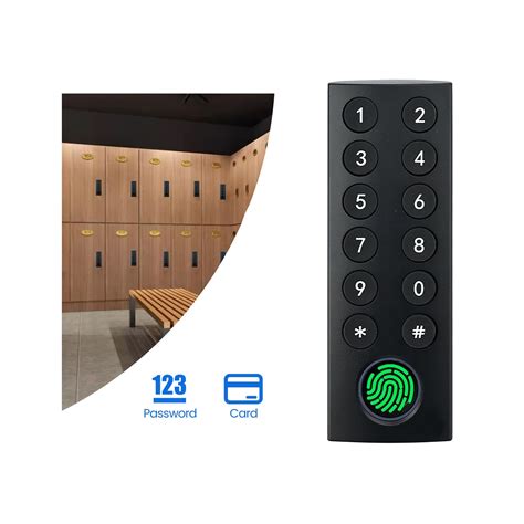 Gym Public Biometric Locker Keypad Password Digital Fingerprint Drawer Cabinet Lock Smart