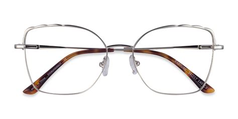 Rapture Rectangle Silver Glasses For Women Eyebuydirect Canada