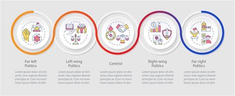 Premium Vector Government Structure Loop Infographic Template