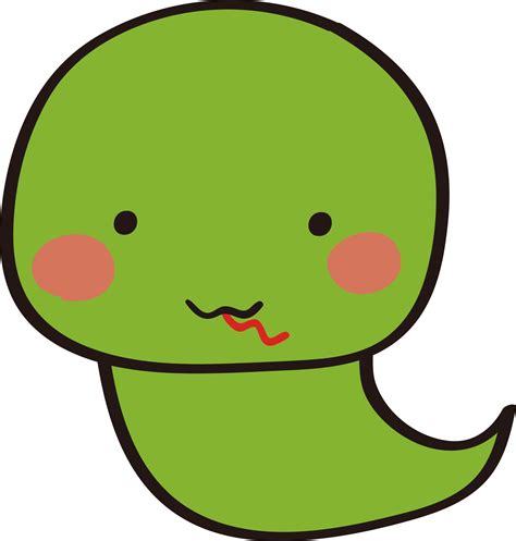 「子へび」ダウンロード｜かわいい無料イラスト 印刷素材net