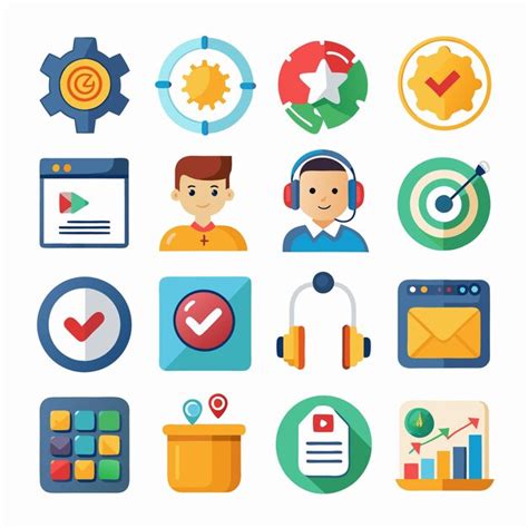 User Interface Icons Set For Website And Mobile App Premium Ai Generated Vector