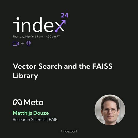 matthijs douze from meta talks on vector search rockset acquired by
