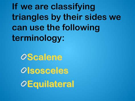 Classifying Triangles Ppt Download