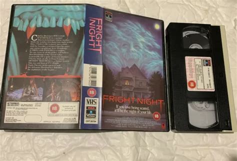 Fright Night Vhs Great 80s Vampire Horror Very Rare And Oop ~ Deleted