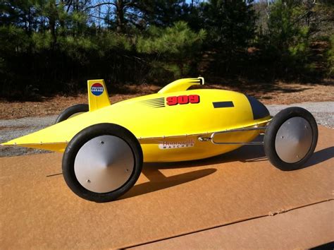 Miniature Belly Tank Salt Flats Racer Display Wall Hanger
