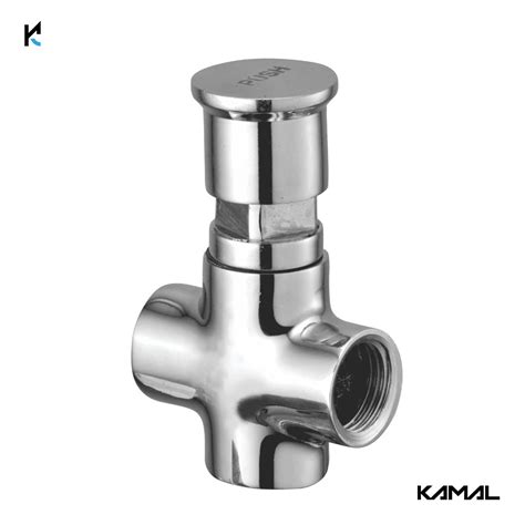 Urinal Heavy Push Cock Full Brass By Kamal Kamal Bathware
