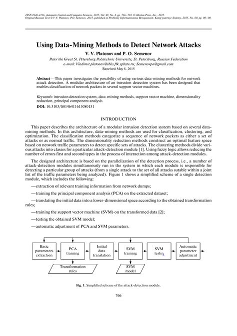 pdf using data mining methods to detect network attacks