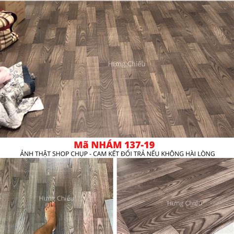 Simili Trải Sàn Vân Gỗ Nhám Miếng Thảm Nhựa Lót Sàn Vân Gỗ Tấm Dán Giả