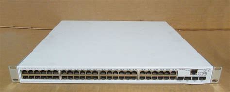3com 3848 3cr17402 91 Switch 48 Port 10100 Rj45 1x Gigabit 4 X Sfp Ports