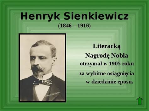 Prezentacja polscy nobliści w dziedzinie literatury Świat prezentacji
