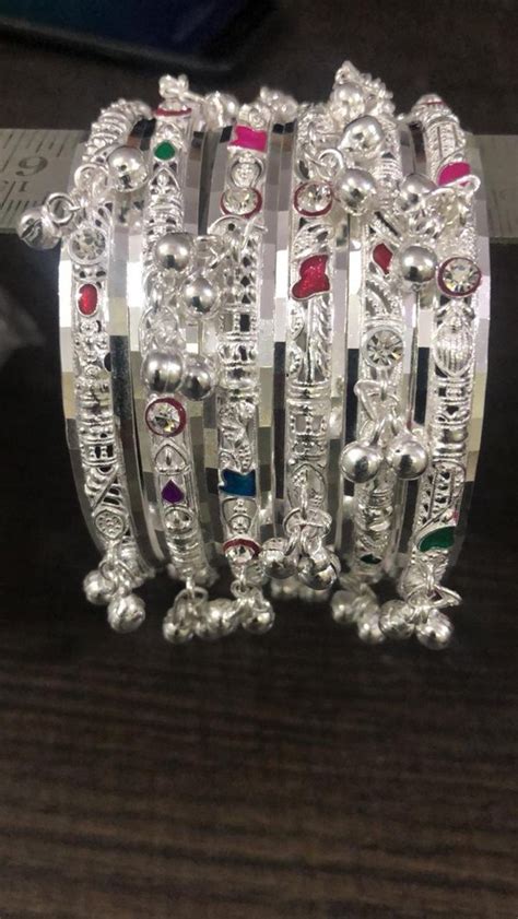 45 Chhhudi Ladies Silver Kade 10 25 At ₹ 72gram In Rajkot Id 22486671230