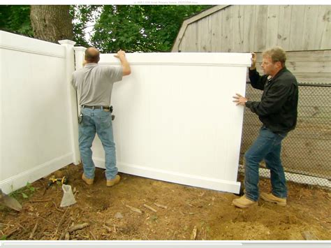 Famous How To Remove Vinyl Fence Panel References