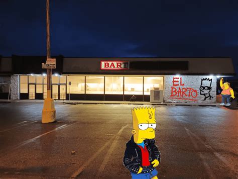 El Barto After Dark Closed Down Bartell Drugs R Simpsons