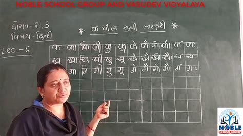 Std 23 Hindi Lecture 6 Youtube