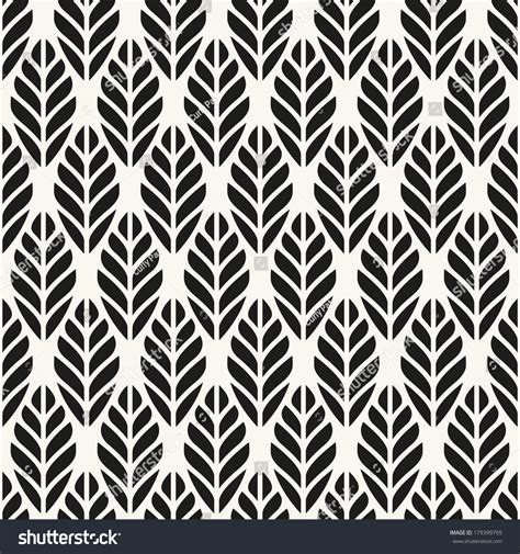 Vector Seamless Pattern Abstract Stylish Background Stock Vector