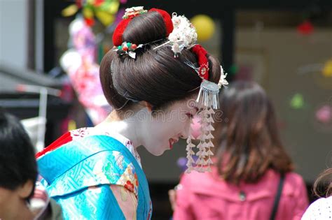 Maiko Editorial Stock Image Image Of Blonde Garden 49196584