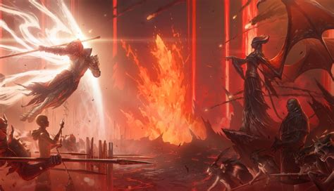 1336x768 Diablo 4 Inarius Lilith And The Knights Laptop Hd Hd 4k