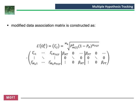 MHT Multi Hypothesis Tracking Part3 PDF