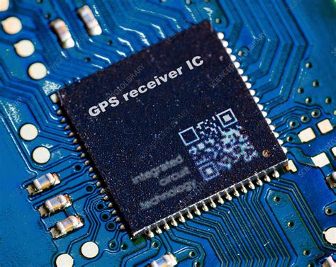 Gps Receiver Microchip Stock Image F044 7487 Science Photo Library