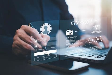 Premium Photo Cyber Security And Security Password Login Online