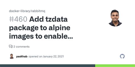 Add Tzdata Package To Alpine Images To Enable Timezone Tz Environment