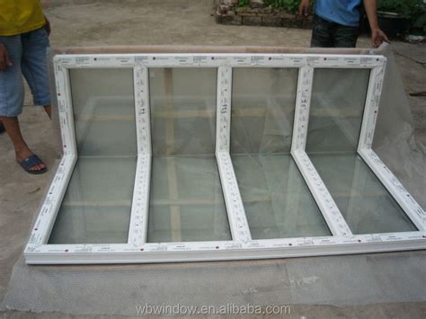 Fashion Pvc Butt Joint Glass Corner Window Designpvc Fixed Windowpvc