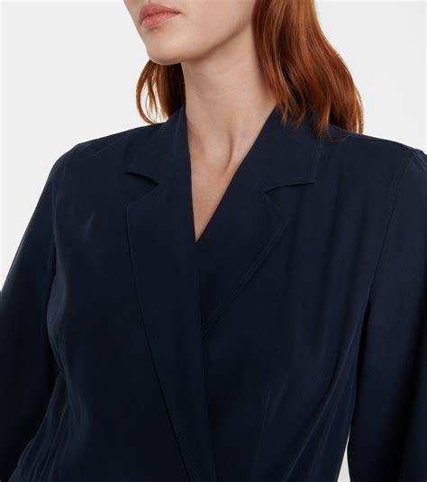 Max Mara James Silk Wrap Minidress Max Mara