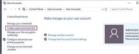 Unlocking Windows Server Specialized Password Reset Disk For