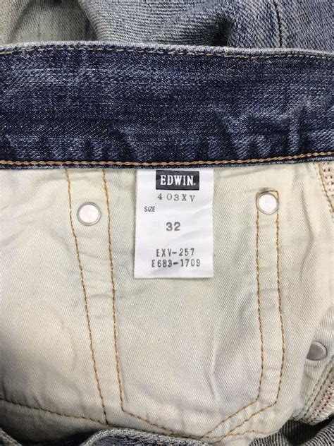 Edwin Vintage 90s Edwin Exclusive Model Straight Cut Denim Grailed