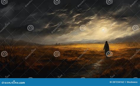 Abigail Larson Inspired Castle Siege Poster With Stained Glass Effect And Rustic Sketch Details