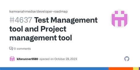 test management tool and project management tool · issue 4637
