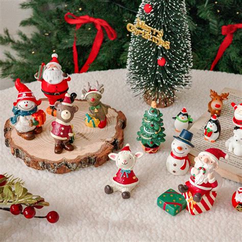 워터볼·오브제 크리스마스 미니어처 산타 눈사람 트리 피규어 22type 오늘의집 쇼핑