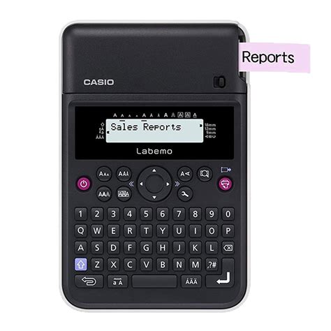 Casio Label Printer 2 Lines 16 Digits Qwerty Labemo 2 Line 9 12