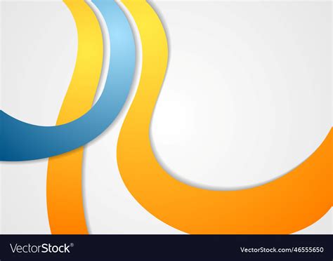 Corporate Wavy Background Royalty Free Vector Image