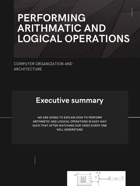 Performing Arithmetic And Logical Operations Coaa Pdf