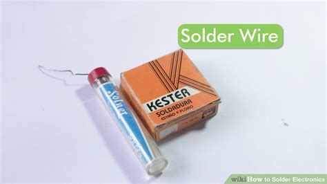 How To Solder Electronics With Pictures Wikihow