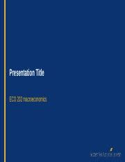 ECO Final Project Milestone One Template Pptx Presentation