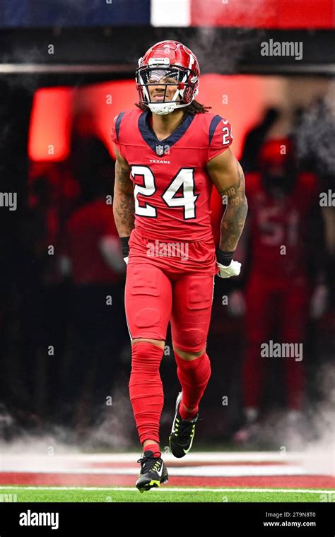 Houston Texans Cornerback Derek Stingley Jr 24 Runs Out Prior To An